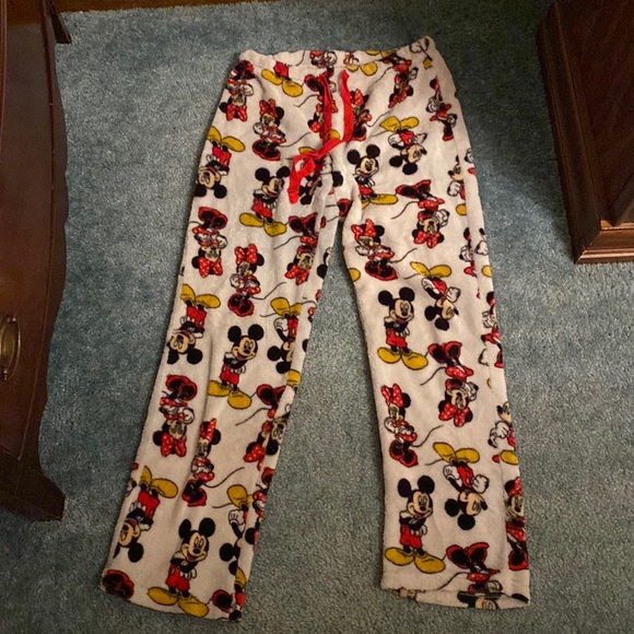 Disney | Intimates & Sleepwear | Mickey And Minnie Mouse Pj Pants ...